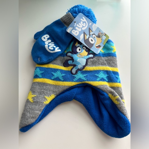 Berkshire | Accessories | Bluey Hat And Mitten Combo | Poshmark